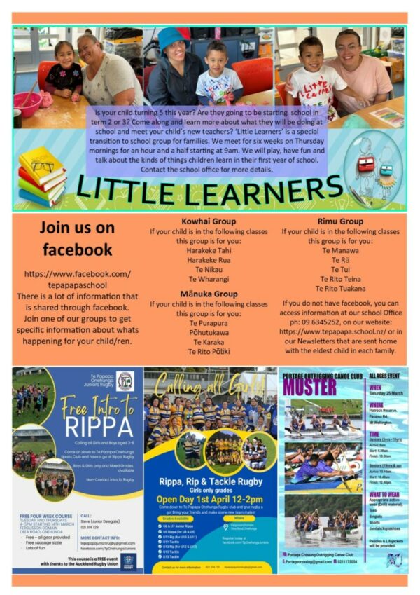 Newsletters – Te Papapa School